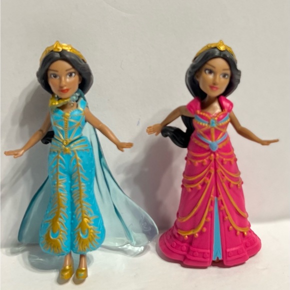 Disney | Toys | Disney Collectible Princess Jasmine Lot Of Two Mini ...